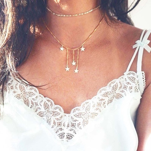 Kathrono | Jewelry | Lovely Metallic Shooting Star Tassels Double ...